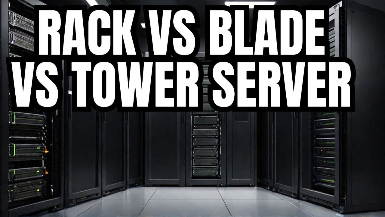 Rack vs Blade vs Tower Server What's the Difference