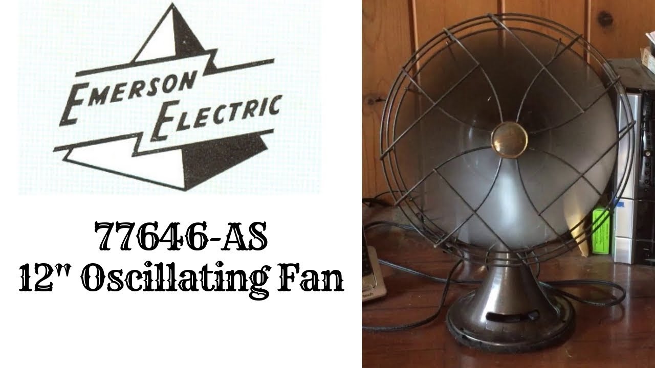 Emerson Electric 77646-AS Oscillating Table Fan