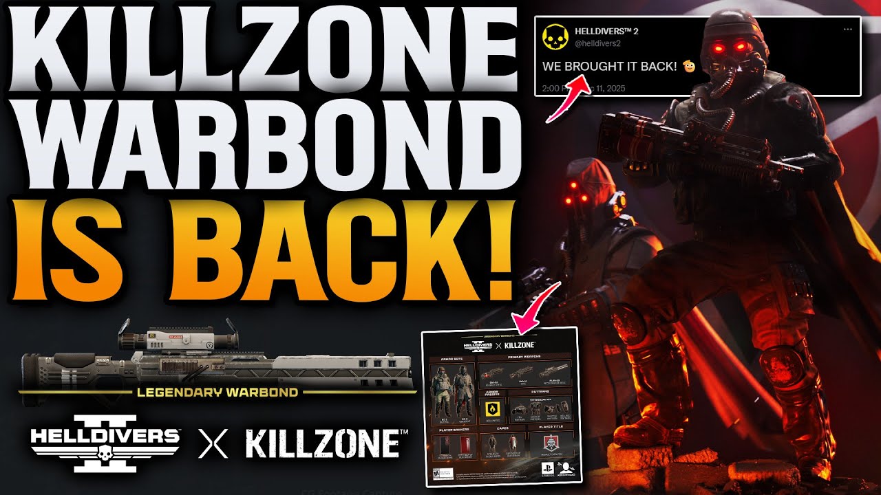 Helldivers 2 FREE Killzone Warbond Is Here! 