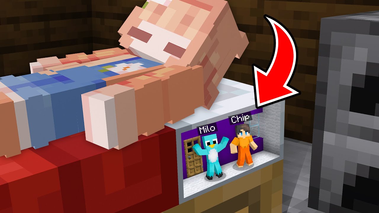 We Found a Secret Bed Base in Minecraft!