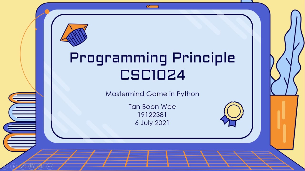 CSC1024 Mastermind Game in Python