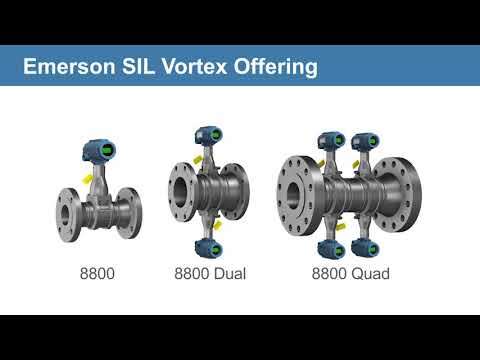 Rosemount™ SIL Certified Vortex Flow Meters for SIS Applications