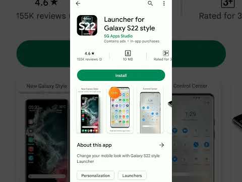 samsung s22 ultra launcher for android #short #shorts 🤩😍😍