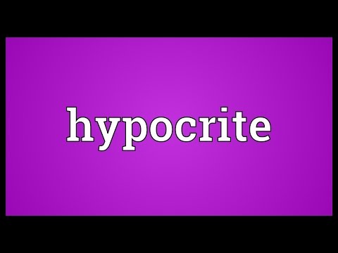 Hypocrite Meaning