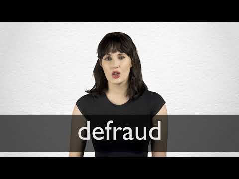 DEFRAUD definition in American English | Collins English Dictionary