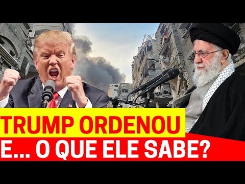 O PLANO SECRETO DE TRUMP: Todos Fora De Teerã E Porta-Aviões Em Posição!
