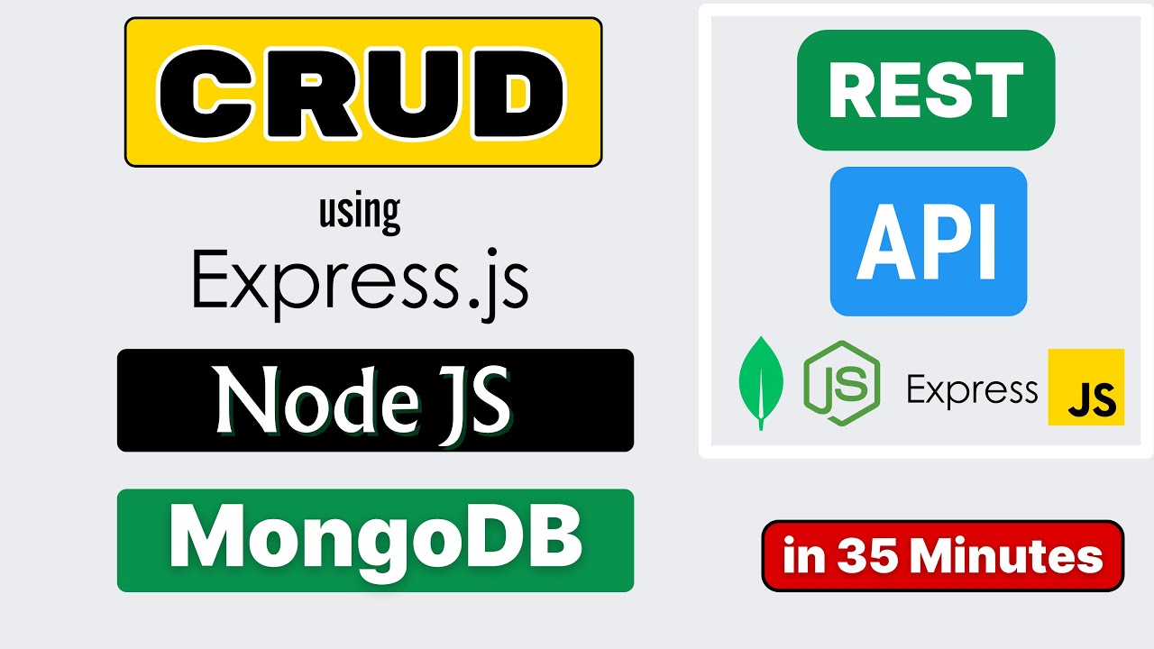 RESTful CRUD (Create, Read, Update, Delete) API using Express.js, Node.js and mongoDB