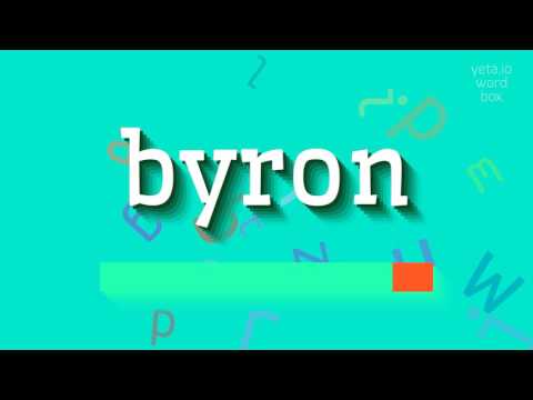 BYRON - HOW TO SAY BYRON?