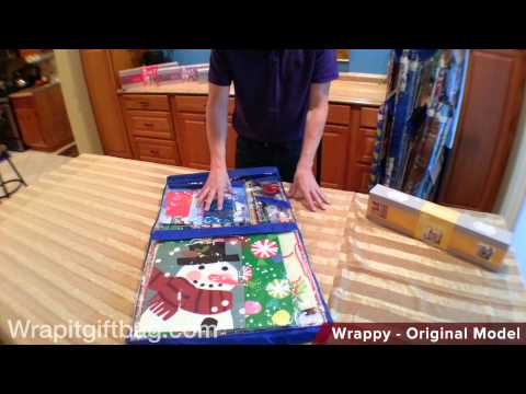 Wrapping Paper Storage Organizer with Wrappy Original
