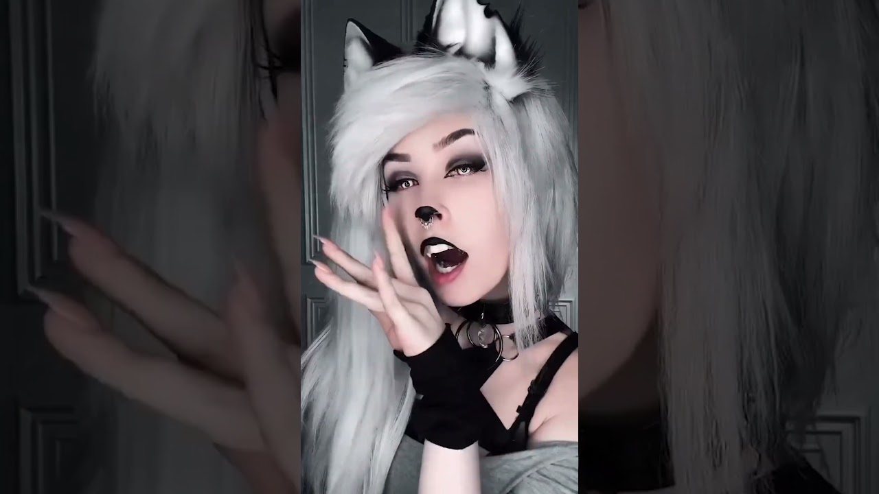 🖤 Epic Loona Cosplay: Unleash the Beast! 🐺 #demonwolf #helluvaboss #loonacosplay #cosplay #wolf