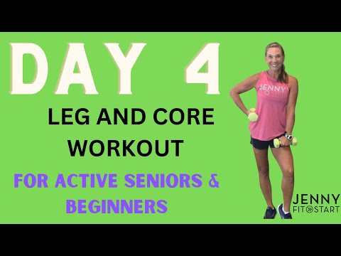 DAY 4 - LEGS & CORE! Tone those legs and abs!