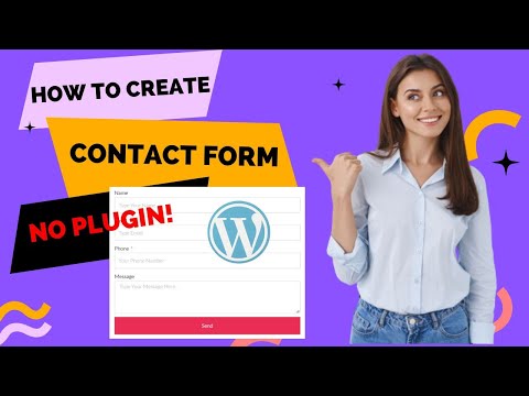 Create Contact Form in WordPress | No Extra Plugin | Step by Step | Tutorial for Beginners | 2022
