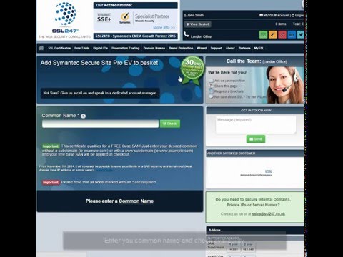 How to Order an SSL Certificate on MySSL®