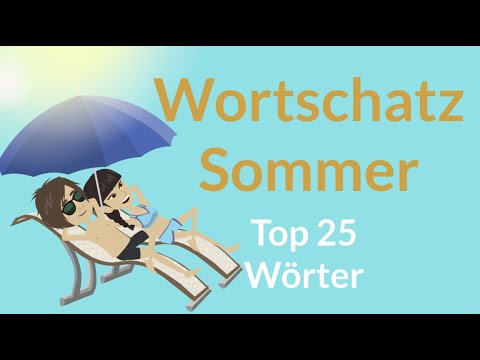Sommer-Wortschatz – Deutsch lernen mit Heidi