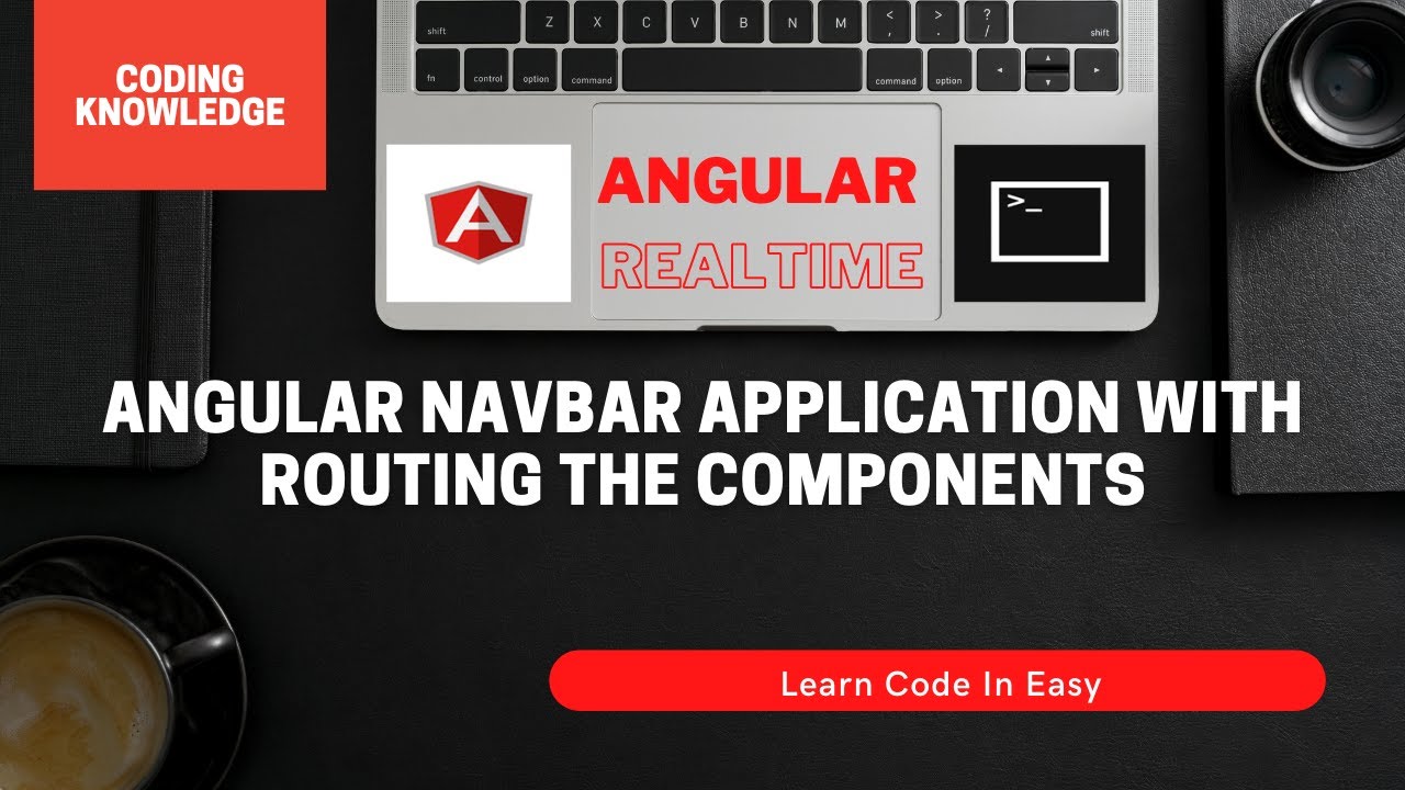 Angular Navbar with Bootstrap #angular Routing Component @CodingKnowledge