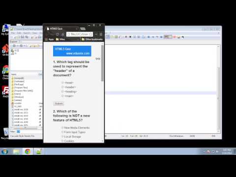 Projects in HTML5 – Chapter 38 – Quiz UI CSS