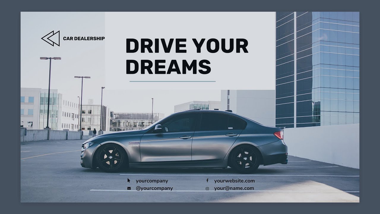 Car Dealership PowerPoint Presentation Template