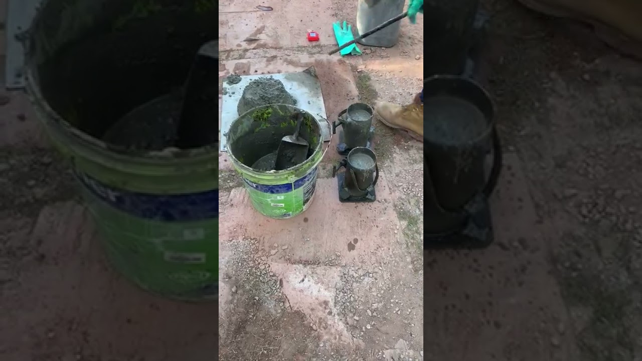 Moldagem de Corpo de Prova Concreto Usinado.