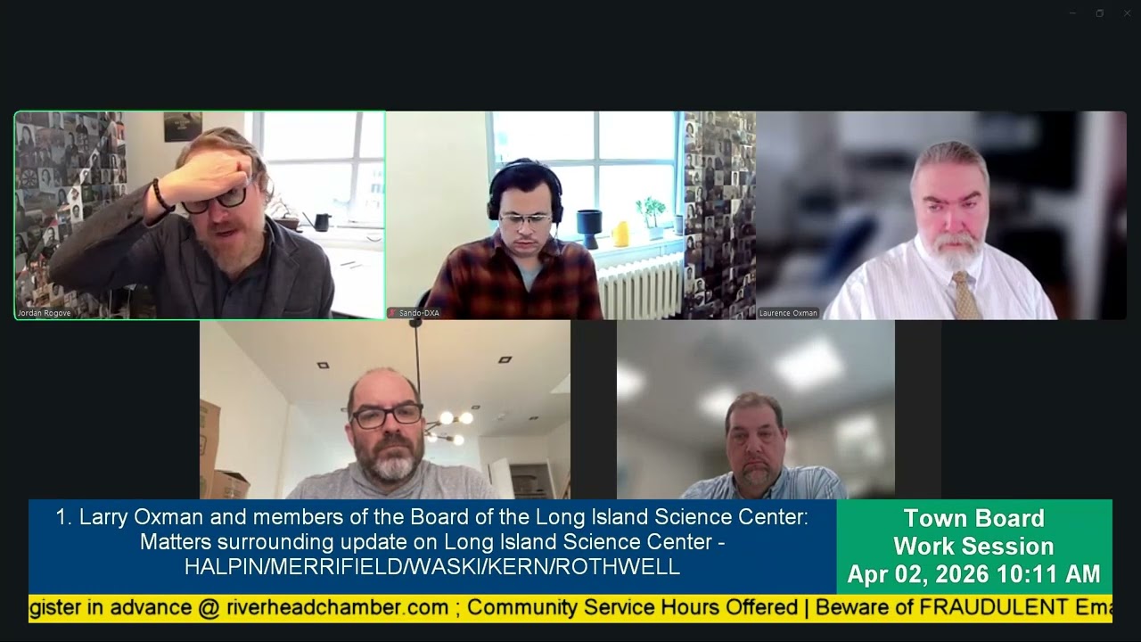 Town Board Work Session - April 2, 2026