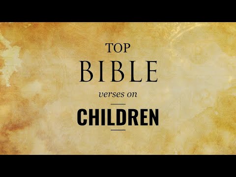 Top Bible Verses on Children - The boundary of the Reubenites was...