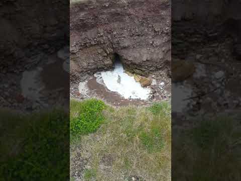 Sea cave erosion
