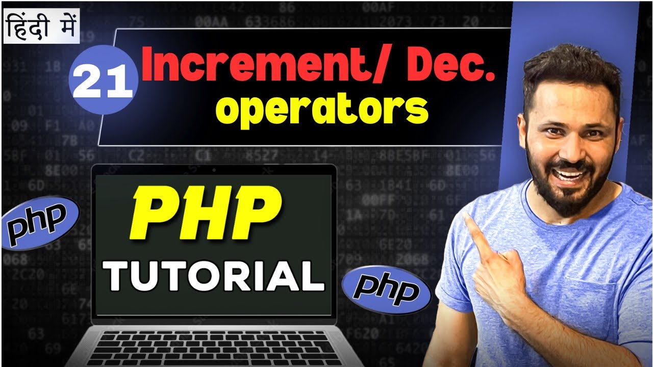 Php Tutorial in Hindi #21 Increment / Decrement Operators in PHP