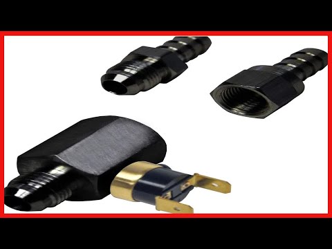 Derale 13021 6AN x 6AN In Line Fluid Thermostat