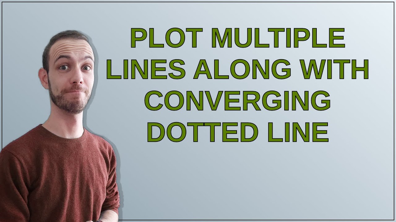 Mathematica: Plot multiple lines along with converging dotted line
