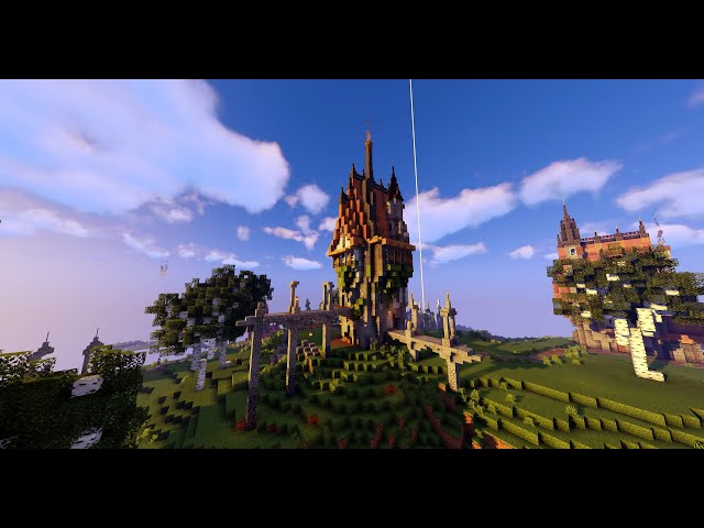 Gothic Style Starter Base [Schematic included] Minecraft Map