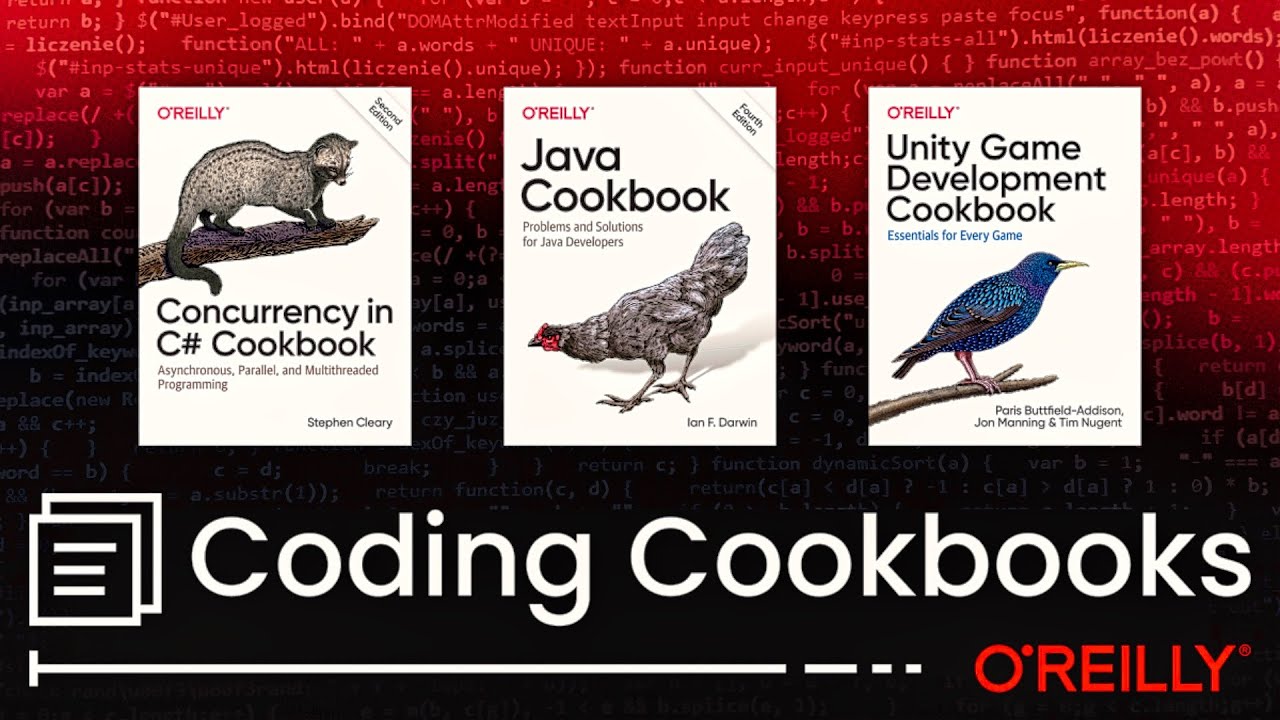 O'Reilly Coding Book Bundle -- Unity, C#, JavaScript, Kotlin, Java, etc.