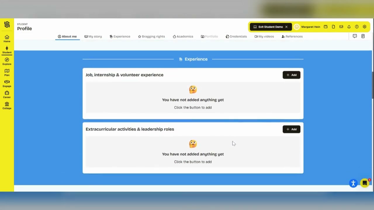 SchooLinks: Student Profile