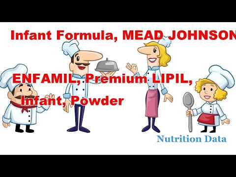 Infant Formula, MEAD JOHNSON, ENFAMIL, Premium LIPIL, Infant, powder - Nutrition Data