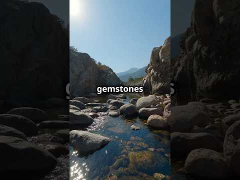 How to Find Gemstones in Any River! #crystal #gemstone #science