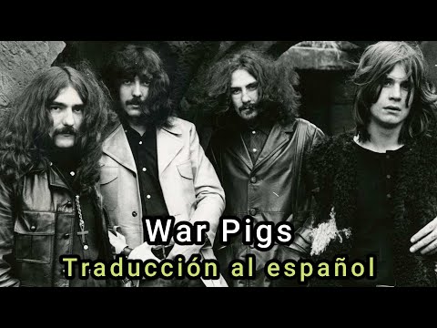 War Pigs - Black Sabbath - Letra en español + English lyrics