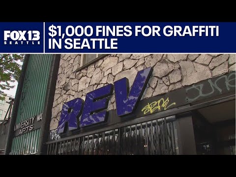 Seattle to consider issuing $1k fines for illegal graffiti | FOX 13 Seattle