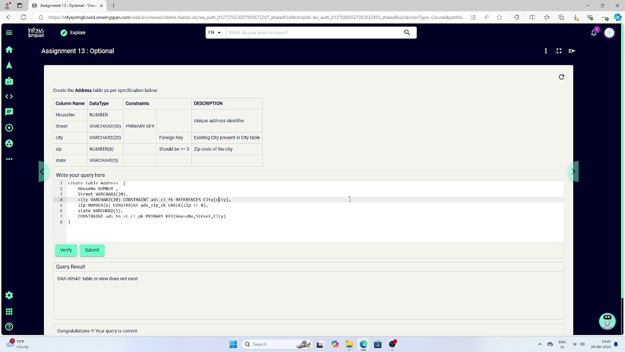 Assignment 11 12 13 14 Optional