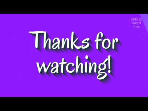How to say "gluttonous"! (High Quality Voices)