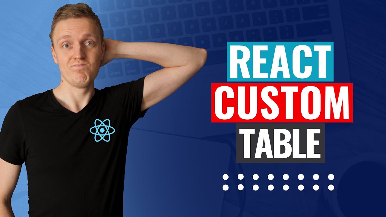 Custom React Table With Filter and Sorting - No Libraries