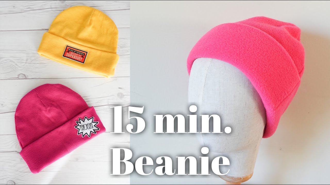 Easy to Sew Gift: Making Beanie Hats [Straight Stitch Only]