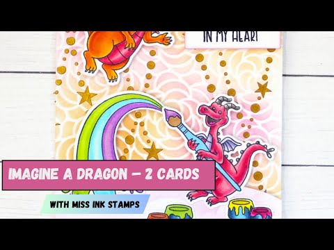 TWO card ideas with the NEW Imagine a Dragon set
