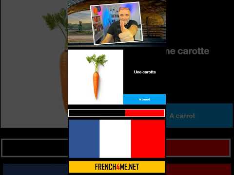 Learn French I Vocabulary I Une carotte mp4