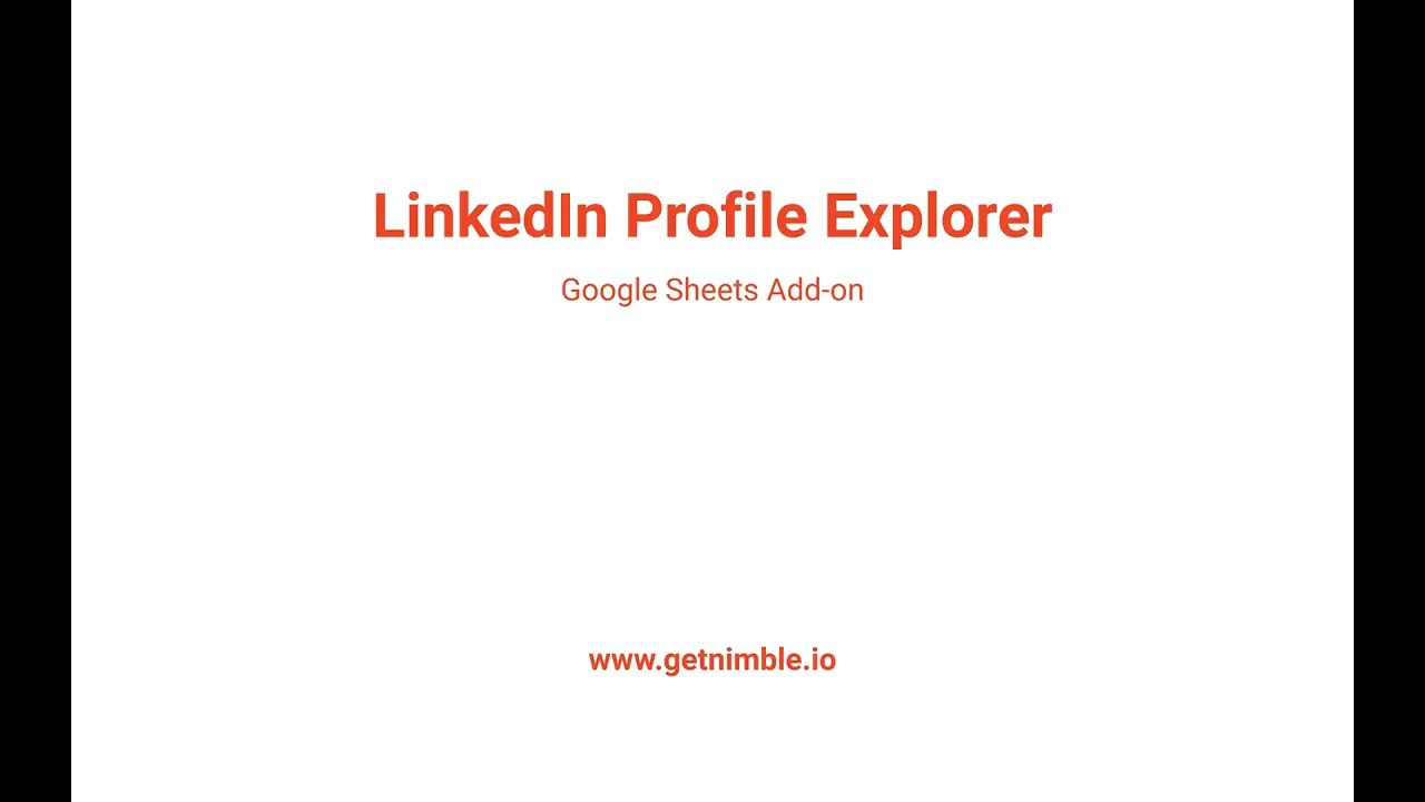 LinkedIn Profile Explorer Setup Guide