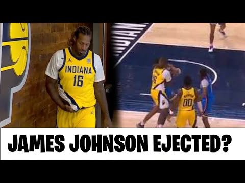 James Johnson Ejected in Final Seconds of NBA Finals Game 6 | Pacers vs Thunder Drama!