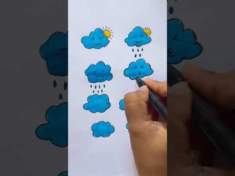 Type of clouds🌤️⛅️🌦️🌧️⛈️🌨️🌩️ #clouds #shorts #creativity #trending