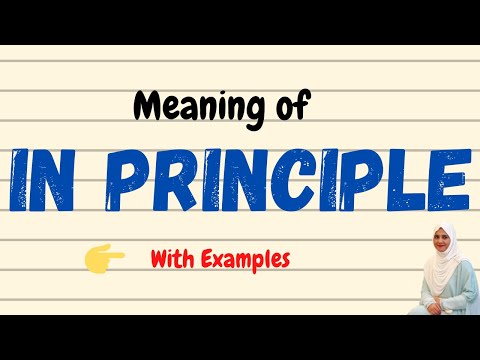 Daily vocabulary | In Principle Meaning | Vocabgram