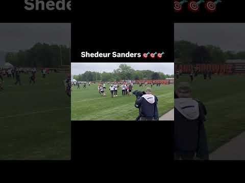 SHEDEUR SANDERS WITH THE TD AT BROWNS OTAS #browns #shedeursanders