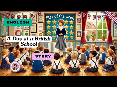 A Day at a British School ???????? | Learn British English Vocabulary, Phrasal Verbs & Grammar