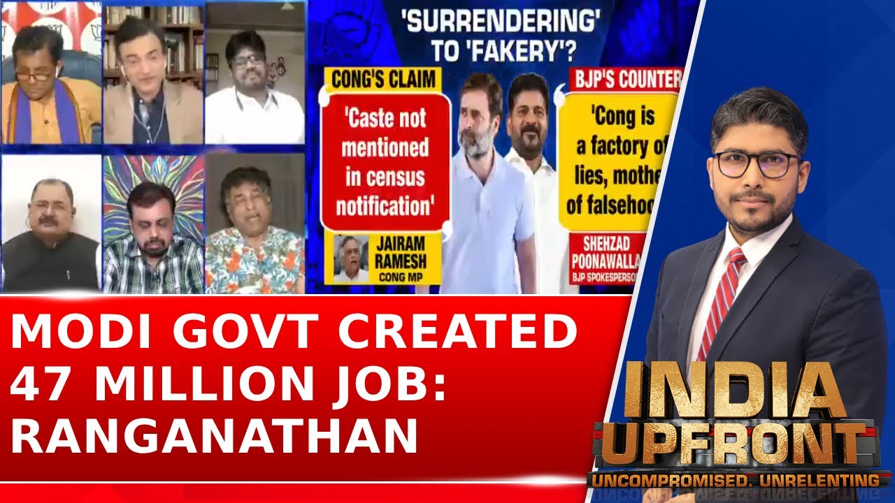 Caste Census Row: ‘Modi Govt Created 47 Million Jobs,’ Says Anand Ranganathan | Watch Fiery Debate