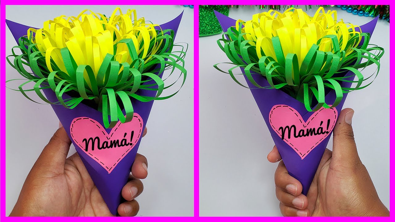 Regalo de un ramo de flor | Especial día de la madre | Día de la Mujer🌺🌷 Card Women's | Mother's Day