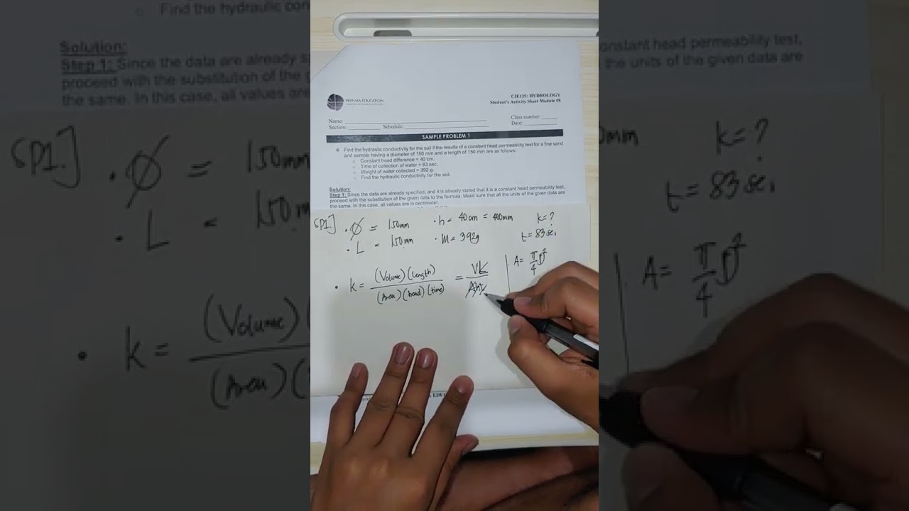 Basic Subsurface Flow Part II: Sample Problem 1
